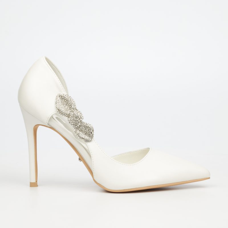 Miss Black Footwear Lola 49 White